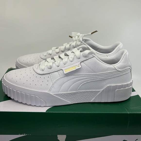 Puma | Shoes | Free People X Puma Collab Cali Court White Leather Low ...